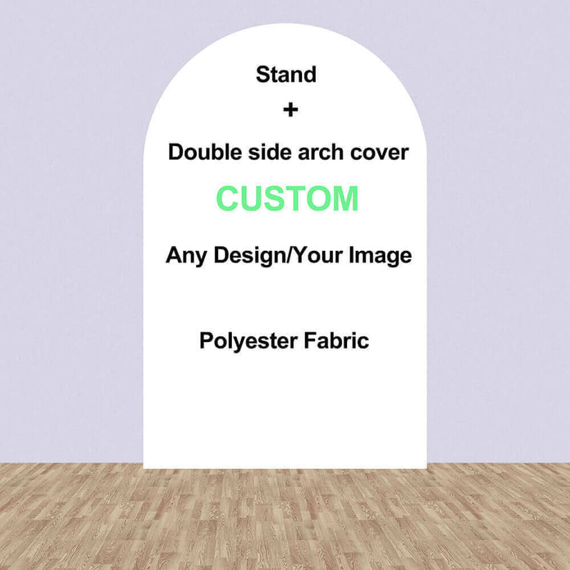 Custom 3pcs Baby First Holy Communion Arch Cover Backdrop Frame Stand