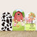 Cow Prints Farm Birthday Arch Cover Chiara Backdrops Windmill Barn Wal
