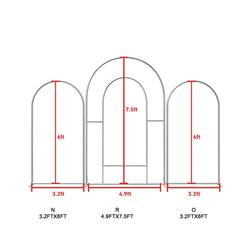 Sensfun Window Open Arch Stands Kit Metal Backdrop Frame,Free Design C ...