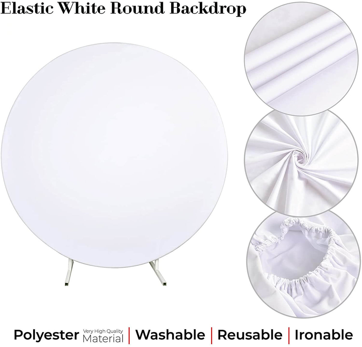 Customize Circle Round Backdrop for Baby Shower, Wedding and Birthday