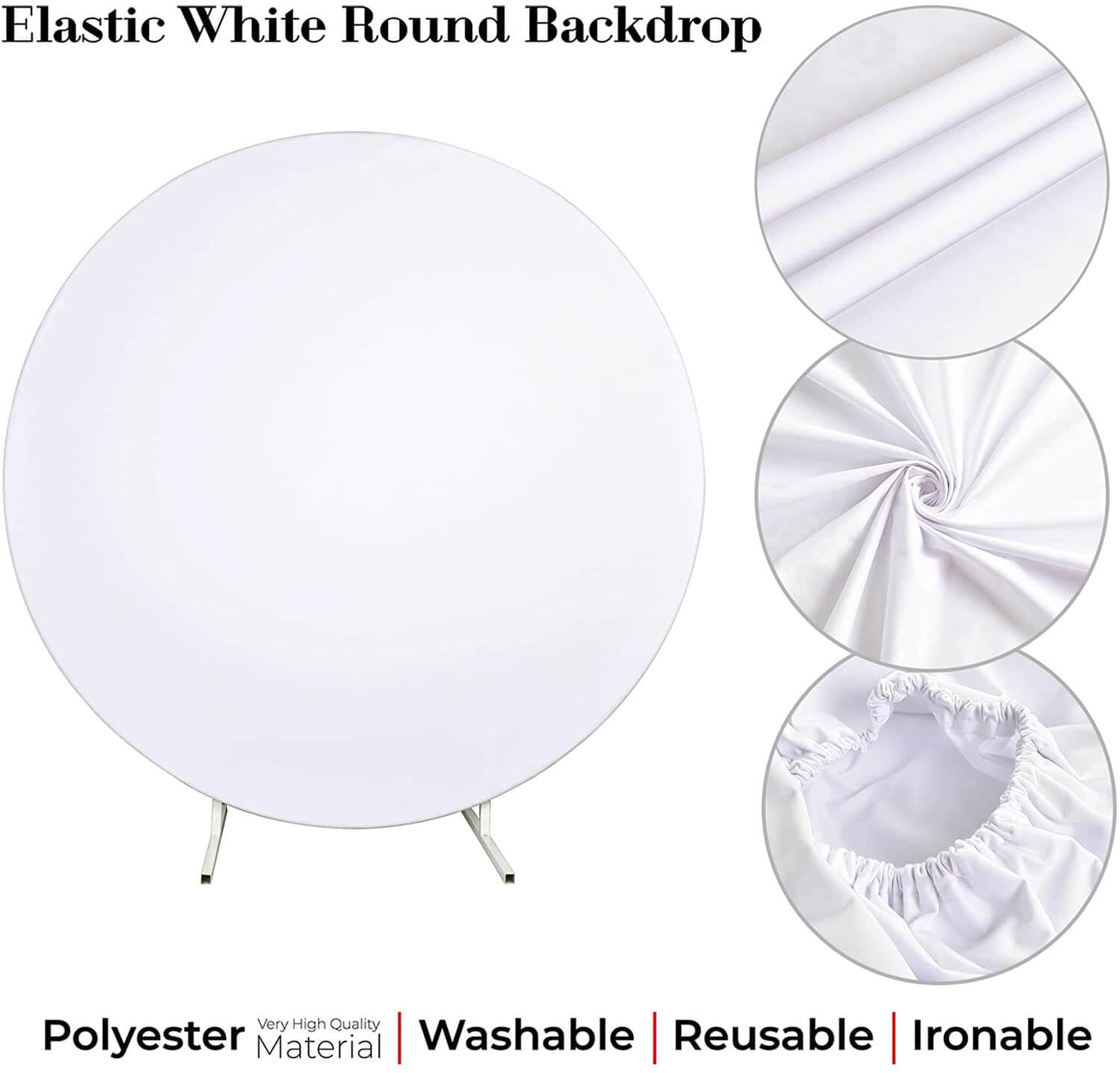 Customize Circle Round Backdrop for Baby Shower, Wedding and Birthday