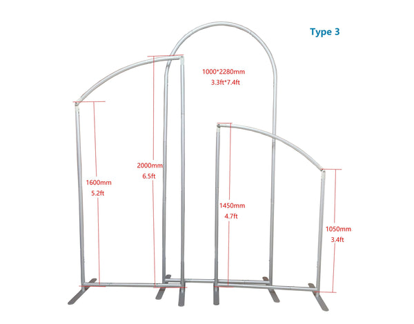 Sensfun Custom Solid Color Arch Stand and Covers Backdrop Birthday Par ...