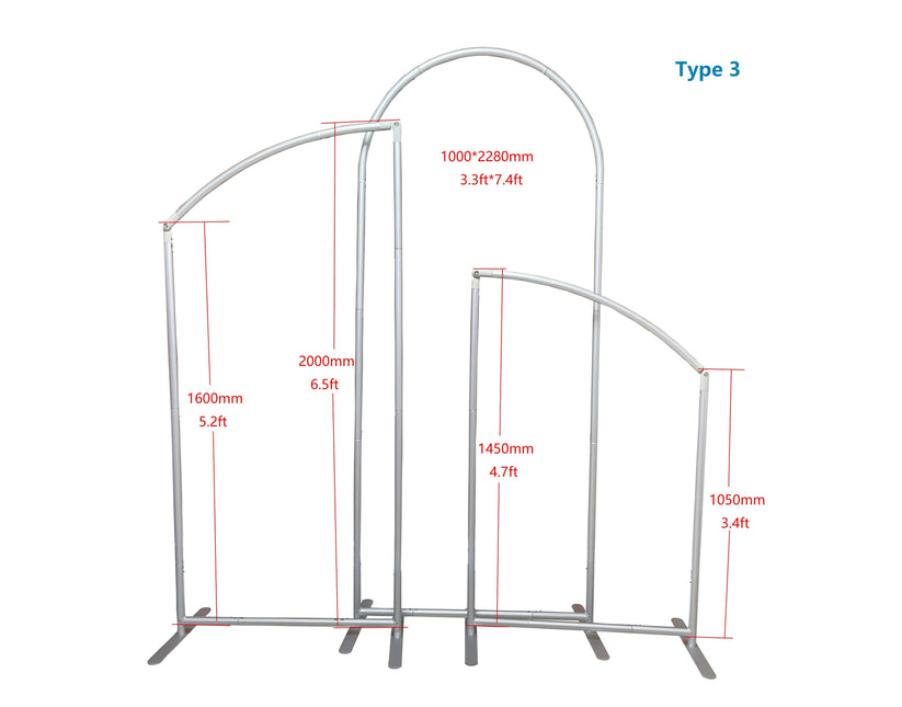 Sensfun Custom Solid Color Arch Stand and Covers Backdrop Birthday Par ...